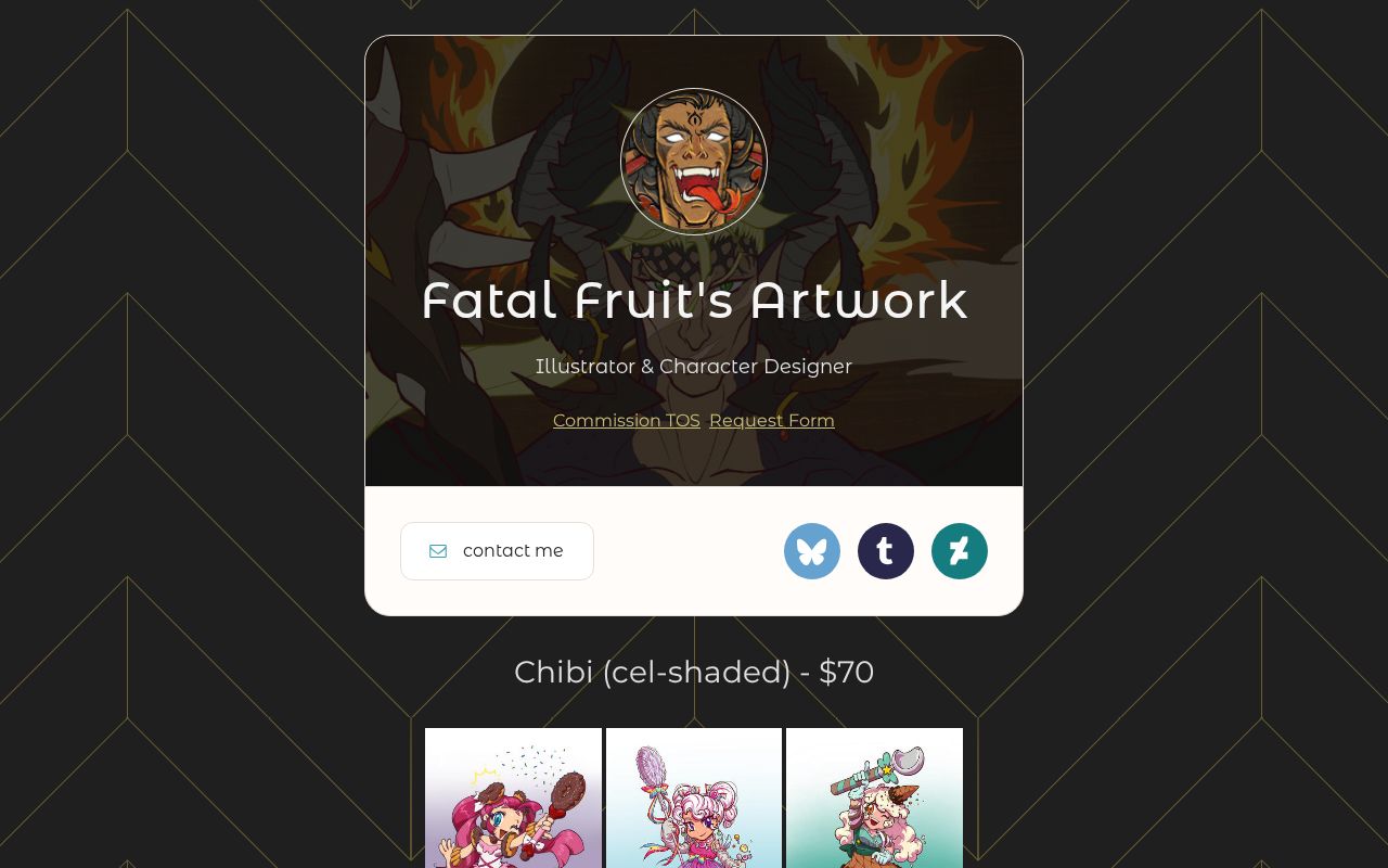 Fatal Fruit's Artwork